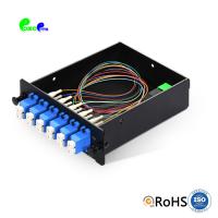 China 12F MPO Patch Panel LGX Cassette With SM OM3 OM4 OM5 Cable for sale