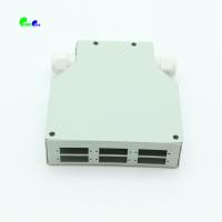 China DIN Rail Mounted SC Duplex Optical Termination Box For Fiber Optic Cable for sale