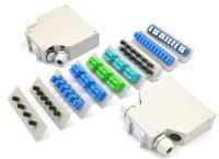 China DIN Rail Mounted SC Duplex Optical Termination Box For Fiber Optic Cable for sale