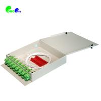 China 4-24 ports SC FC LC FC E2000 Fiber Terminal Box ( FTB ）wall mounted Cold Rolled Steel for FTTX ， ODN ，PON project for sale