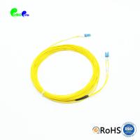China 2m Monomode Single Mode Fiber Optic Patch Cables 2.0mm Duplex Optical Patch Cord for sale