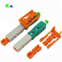 China SC UPC SC APC Fiber Optic Connector Single Mode For FTTH Drop Cable for sale