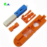 China SC UPC SC APC Fiber Optic Connector Single Mode For FTTH Drop Cable for sale