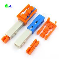 China SC UPC SC APC Fiber Optic Connector Single Mode For FTTH Drop Cable for sale