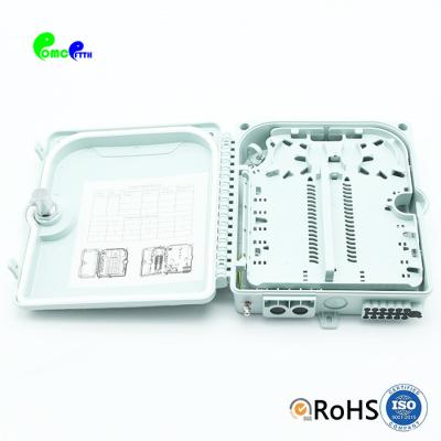 China IP65 12F Fiber Distribution Box Terminal Closure Wall Mounted Pole Mounted Fiber Joint Box Splicing Closure for sale