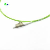 China Lemon Green FTTH PVC LSZH LC Fiber Optic Patch Cord OM5 Fiber Pigtail for sale