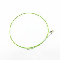 China Lemon Green FTTH PVC LSZH LC Fiber Optic Patch Cord OM5 Fiber Pigtail for sale