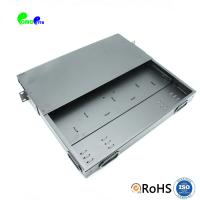 China 1U Fiber Optic MPO Patch Panel 4 Modules Type Fiber Distribution Frame for sale