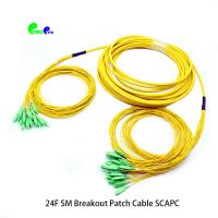 China G652D G657A1 Mini Breakout Fiber Optic Patch Cables With Simplex Duplex SC ,FC, LC ST, E2000, MU, MYTRJ , Din , CS, SN.. for sale