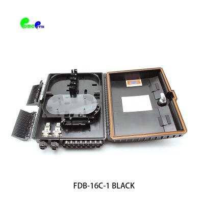 China Pole Mounted 16F IP65 Fiber Distribution Box Load 1x16 PLC Splitter for sale