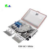 China Pole Mounted 16F IP65 Fiber Distribution Box Load 1x16 PLC Splitter for sale