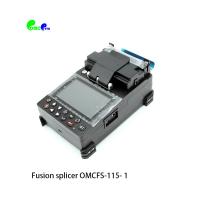 China FTTH Handheld Fusion Fiber splicer OMCFS - 115 Fusion splicer with SOC fixture 4 motors  Fiber Optic Splicing Machine for sale