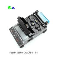China FTTH Handheld Fusion Fiber splicer OMCFS - 115 Fusion splicer with SOC fixture 4 motors  Fiber Optic Splicing Machine for sale