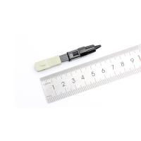 China SC UPC Multimode Fiber Optic Quick Connectors FTTH Field Assembly Connector for sale