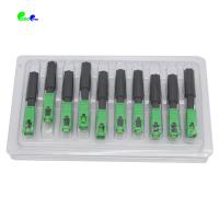 China 53mm FTTX FTTH SC APC Quick Connector Field Assembly Connector for sale