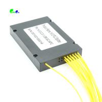 China Single Mode ABS Box Fiber Optic Splitter 1x12 Planar Lightwave Circuit Splitter for sale