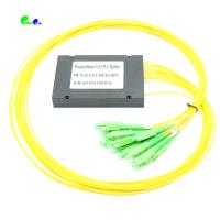 China Single Mode ABS Box Fiber Optic Splitter 1x12 Planar Lightwave Circuit Splitter for sale
