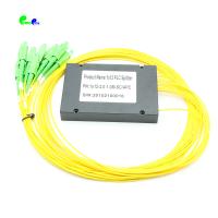 China Single Mode ABS Box Fiber Optic Splitter 1x12 Planar Lightwave Circuit Splitter for sale