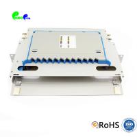 China 12F 24F Odf Fiber Optic Patch Panel Splicing Rack Mount Distribution Frame for sale