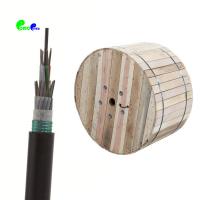 China GYTS Fiber Optic Cable Underground GYTS PSP Steel Tape Armoured Single Mode for sale
