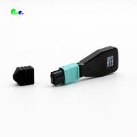 China Female Type OM4 Multi Mode Fiber Optic Loopback Cable MPO Patch Cord for sale
