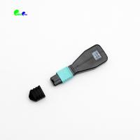 China Female Type OM4 Multi Mode Fiber Optic Loopback Cable MPO Patch Cord for sale