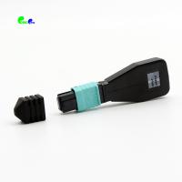 China Female Type OM4 Multi Mode Fiber Optic Loopback Cable MPO Patch Cord for sale