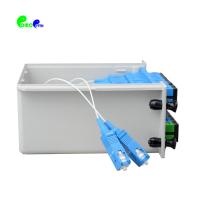 China 1650 nm Fiber Optic Splitter 1x16 PLC Splitter LGX Box Cassette Card Inserting for sale