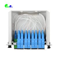 China 1650 nm Fiber Optic Splitter 1x16 PLC Splitter LGX Box Cassette Card Inserting for sale