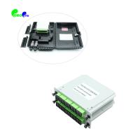 China 1650 nm Fiber Optic Splitter 1x16 PLC Splitter LGX Box Cassette Card Inserting for sale