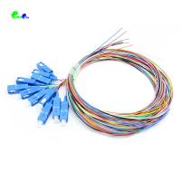 China SC APC UPC G652D G657A Fiber Optic Pigtail Single Mode 0.9mm Cable for sale