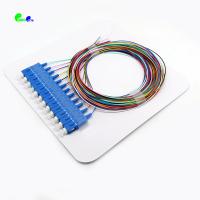 China SC APC UPC G652D G657A Fiber Optic Pigtail Single Mode 0.9mm Cable for sale