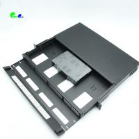 China FHD 1U Rack Mount Odf Fiber Optic Patch Panel Unloaded Sliding Drawer for sale