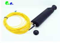 China Fibre Optic Tools Handheld 400X Optic Fiber Inspection Microscope For 1.25 / 2.5mm Fiber Connector for sale