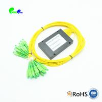 China 1x24 Fiber Optic Splitter ABS Cassette Module Type With Fanout 2.0mm SC APC for sale