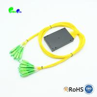 China 1x24 Fiber Optic Splitter ABS Cassette Module Type With Fanout 2.0mm SC APC for sale
