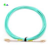 China LC UPC Duplex OM3 Fiber Optic Patch Cord PVC LSZH Bend Insensitive for sale