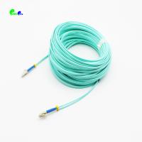 China LC UPC Duplex OM3 Fiber Optic Patch Cord PVC LSZH Bend Insensitive for sale