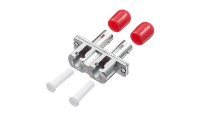 China Zinc Alloy LC- ST Hybrid Fiber Optic Adapter Square Type Duplex Adapter SC DX footprint for sale