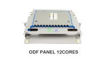 China 1U 19' Rack Mount ODF unit 12Cores Fiber Optic Patch Panel For FTTH Data Center for sale
