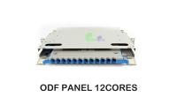 China 1U 19' Rack Mount ODF unit 12Cores Fiber Optic Patch Panel For FTTH Data Center for sale