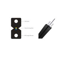 China Butterfly Flat Indoor FTTH Drop Cable patch cord for sale