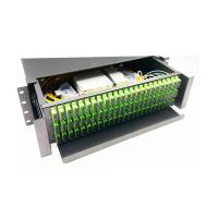China Data Center 19' 3U Rack Mount Fiber Patch Panel CRS Cold Rolled Steel for sale