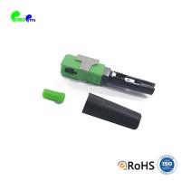 China Singlemode Fiber Optic 3.0mm FTTH Products SC APC Fast Connector for sale
