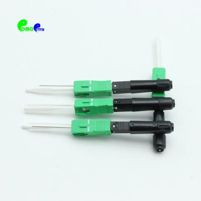 China SC APC Fusion Splice Connectors FTTH Field Assembly Connector for sale