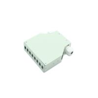 China 8 Ports SC LC Din Rail Splice Fiber Terminal Box with Grey Metal for sale