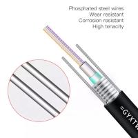 China Outdoor Armored 2F 4F 8F 12F GYXTW Fiber Optic Patch Cables Single Mode for sale