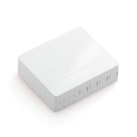 China 4 Port SC LC FTTH Mini Fiber Optic Termination Box Face Plate for sale