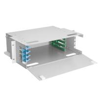China 48 Fibers ODF Patch Panel Splicing Rack Mount Distribution Frame for sale