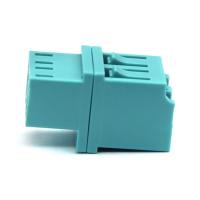 China OM3 Multimode Duplex LC Fiber Optic Adapter High Low Type LC Fiber Coupler for sale